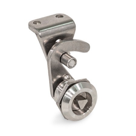Hook Latch GN115.8, Operation with Socket Keys, Not Lockable, Stainless ...