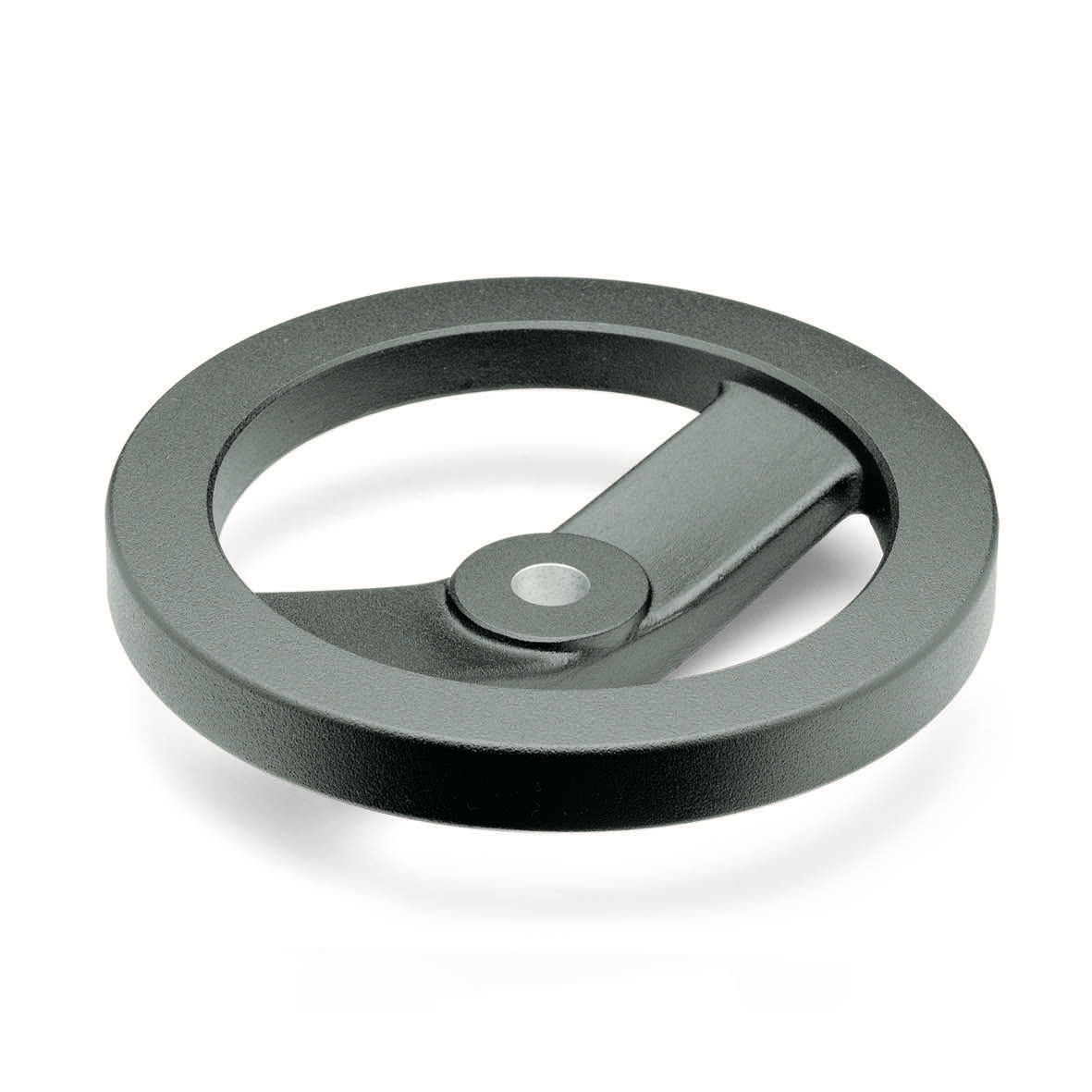 Spoked Handwheels GN324, Aluminium, Plastic Coated, with Pilot Hole